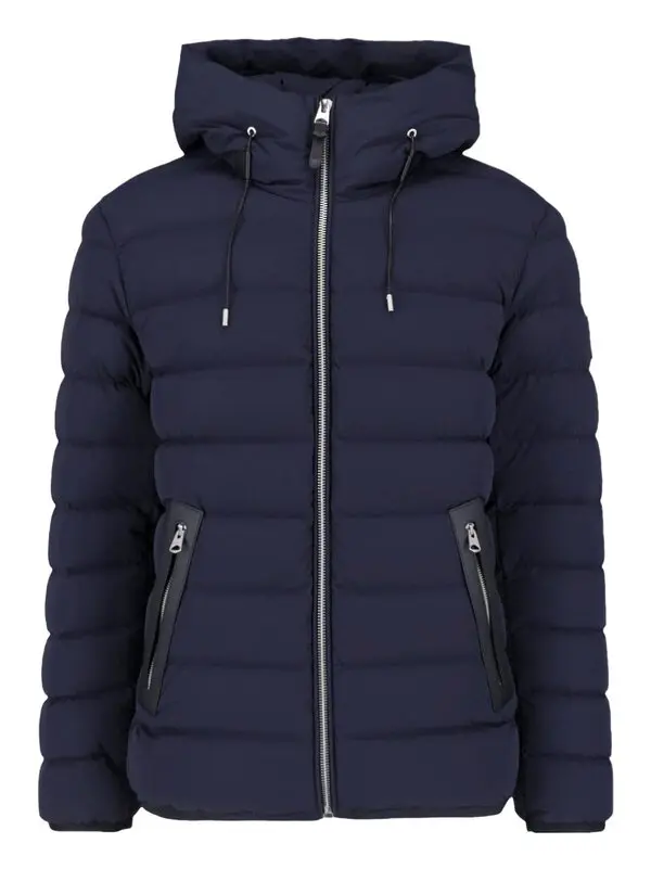 Mackage Hooded Quilted Puffer Jacket - Blue