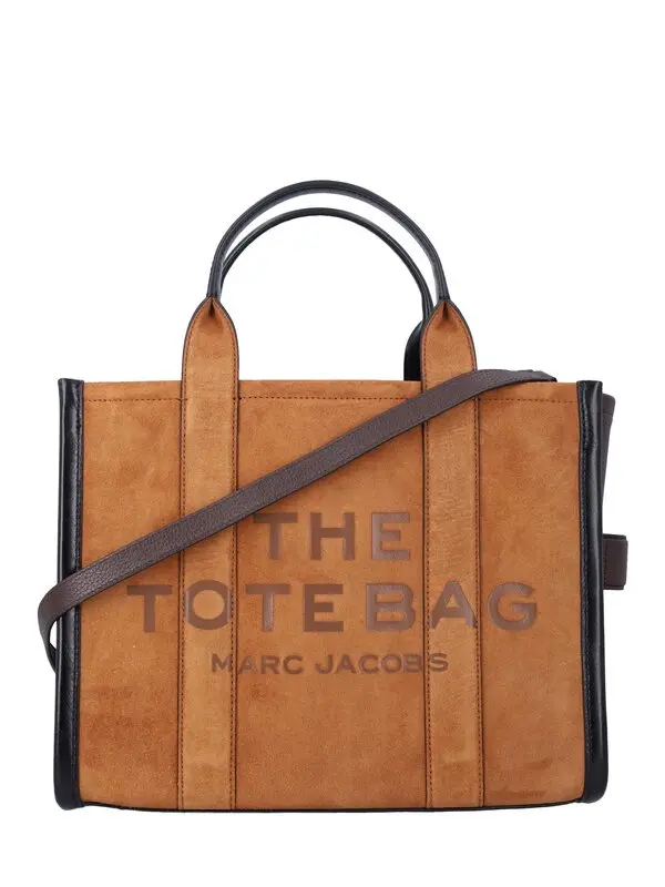 Marc Jacobs Structured Tote Bag With Shoulder Strap - Copper