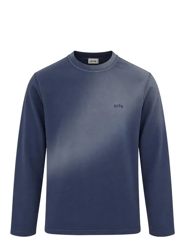ARTE ANTWERP Long Sleeve Logo T-shirt - Navy