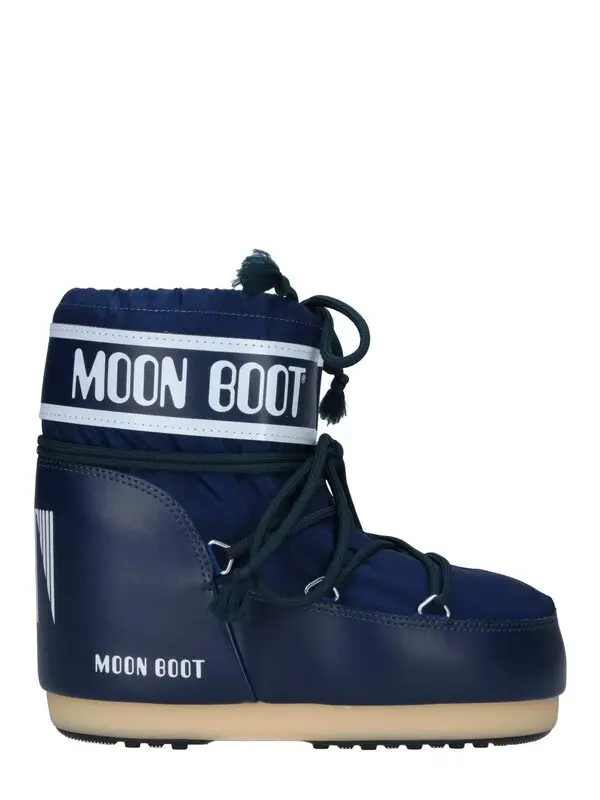 Moon Boot Style Winter Mini Boots - Blue