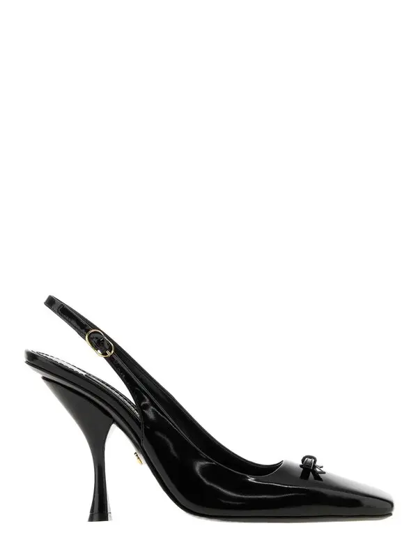 Dolce & Gabbana Italian Leather Pumps With 10.5 Cm Heel For - Black