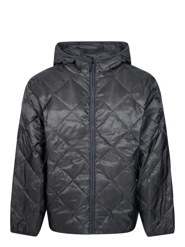 HIKING PATROL Base Light Down Hooded Jacket - Nero