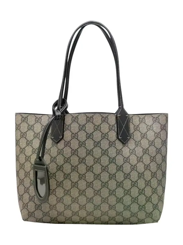 Gucci 2000-2015 Small Gg Supreme Reversible Tote Bag - Neutrals