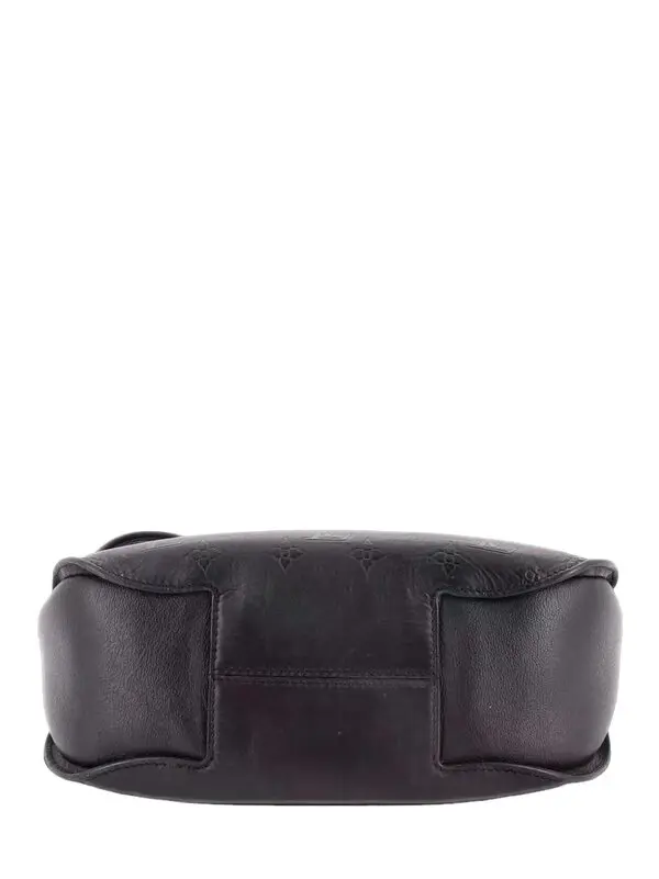 LOUIS VUITTON Very Monogram Leather Hobo Bag - Black