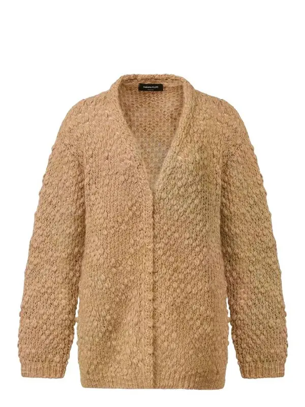 Fabiana Filippi Open-knit Sequin-embellished Cardigan - Neutrals
