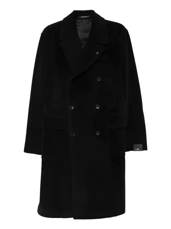 Tagliatore Double-breasted Coat - Black