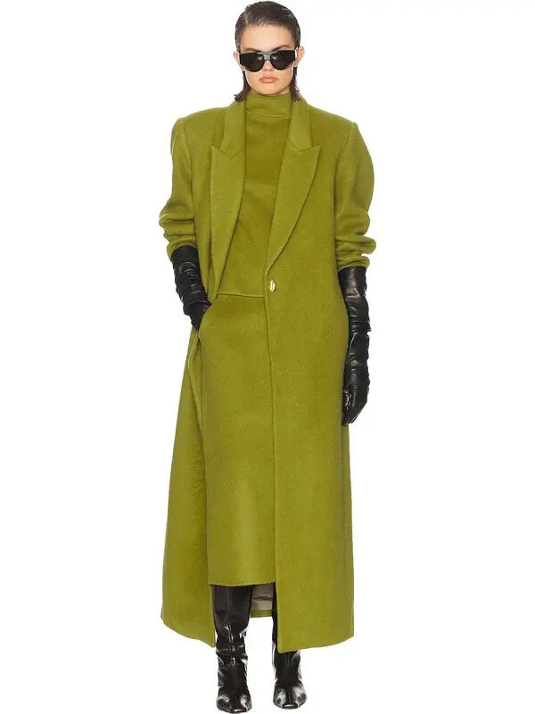 Cult Gaia Emm Outerwear In Green - Chive