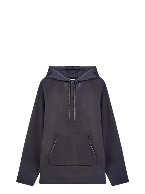 Giorgio Armani Raglan-sleeve Hoodie - Grey