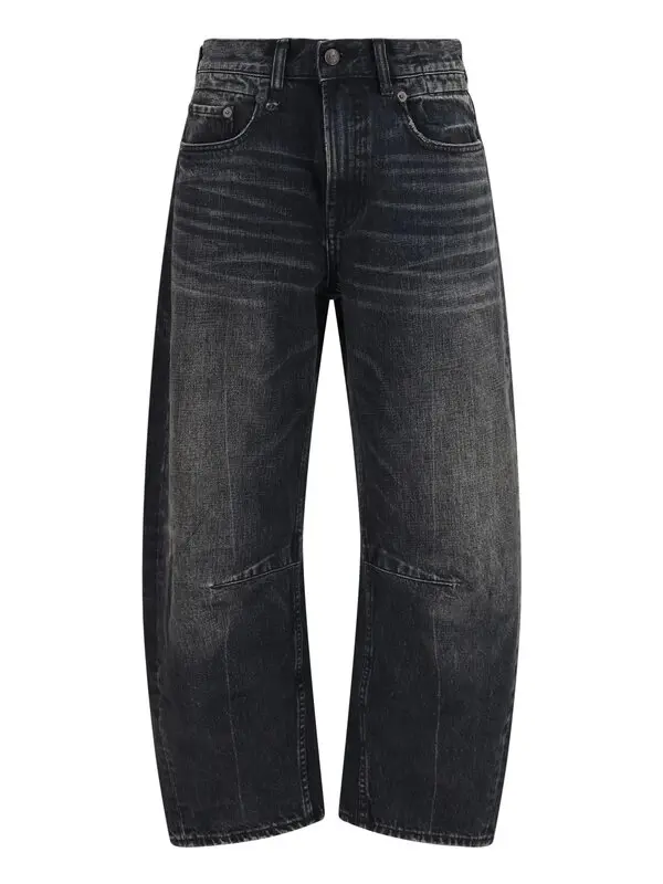 R13 Boyfriend Jeans - Black