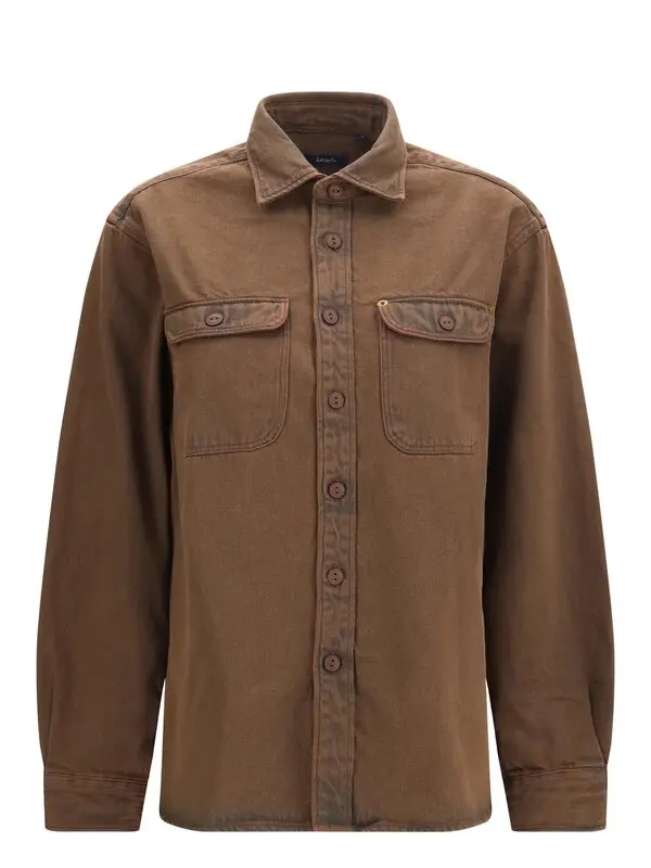 DEPERLU Denim Hirt Uniex - Brown