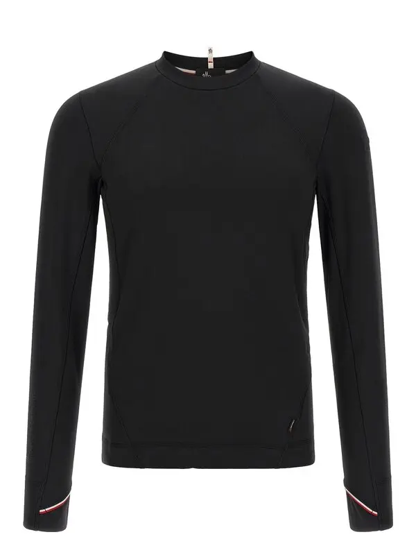 Moncler Polartec Thermal Turtleneck Sweater - Black