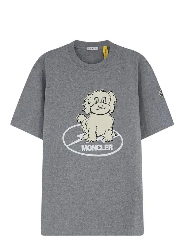 Moncler Cotton Tshirt - Grey
