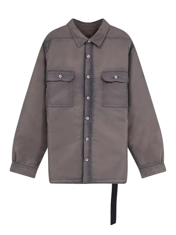 Rick Owens Jumbo Padded Outershirt Jacket/shirt - Green