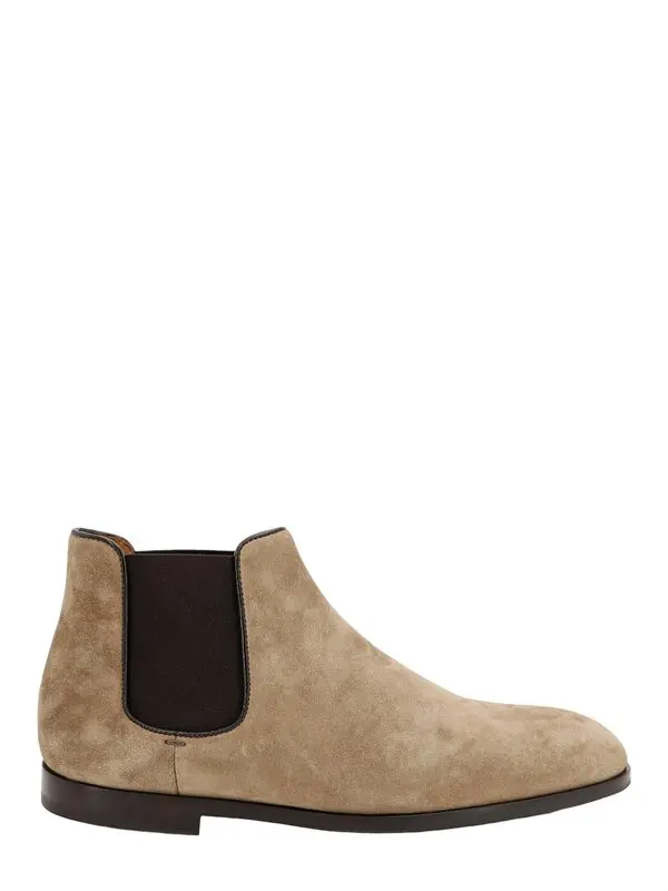DOUCAL'S Suede Boots - Beige
