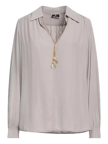 Elisabetta Franchi Top Size Viscose - Grey