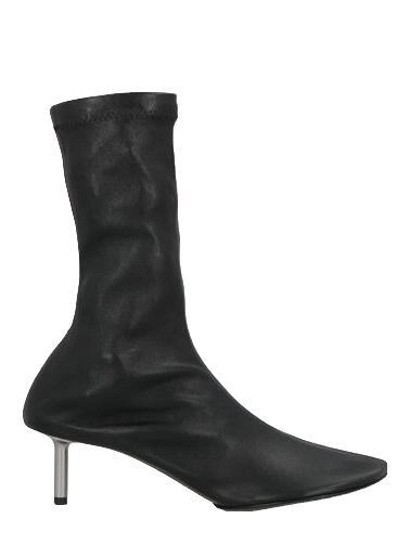 JIL SANDER Ankle Boots Size Leather - Black