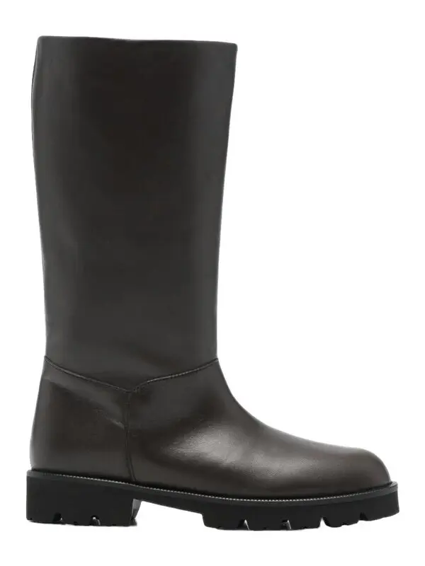 Dear Frances Loch Leather Boots - Brown