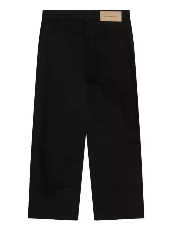 AMI Paris Baggy-fit Jeans - Black