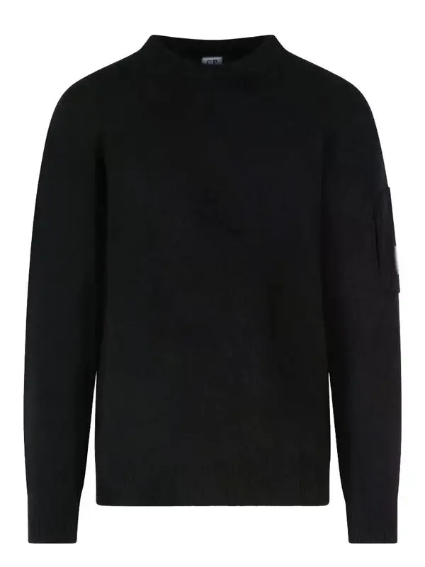 C.P. COMPANY Lens-detail Sweater - Black