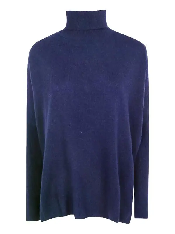 ABSOLUT CASHMERE Roll-neck Cashmere Sweater - Blue
