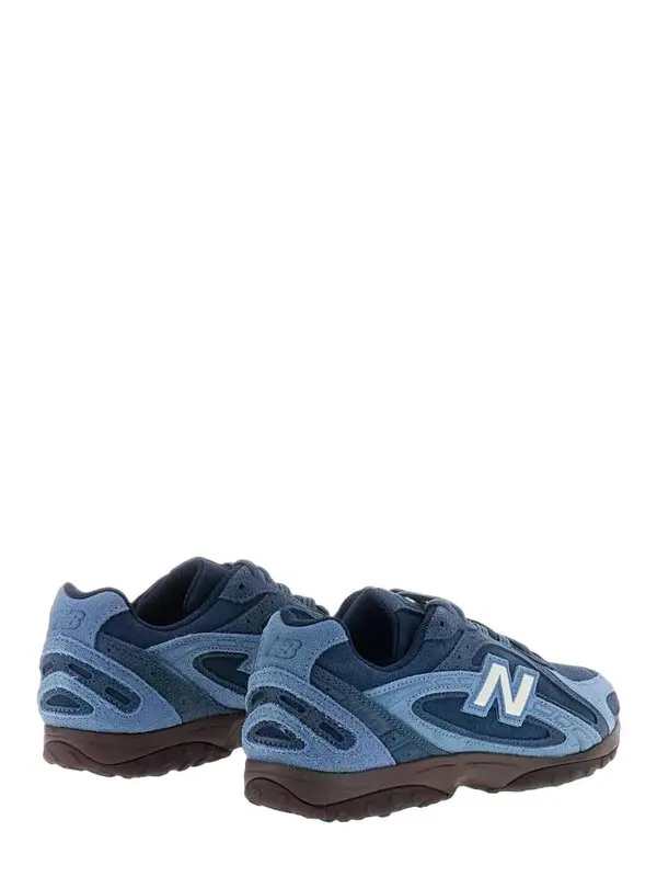 NEW BALANCE Suede Panelled Sneakers - Blue