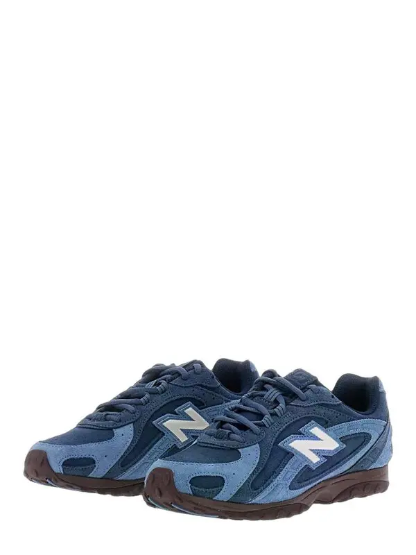 NEW BALANCE Suede Panelled Sneakers - Blue