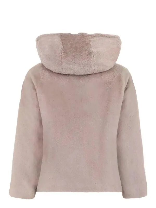 Herno Hooded Teddy Jacket - Neutrals