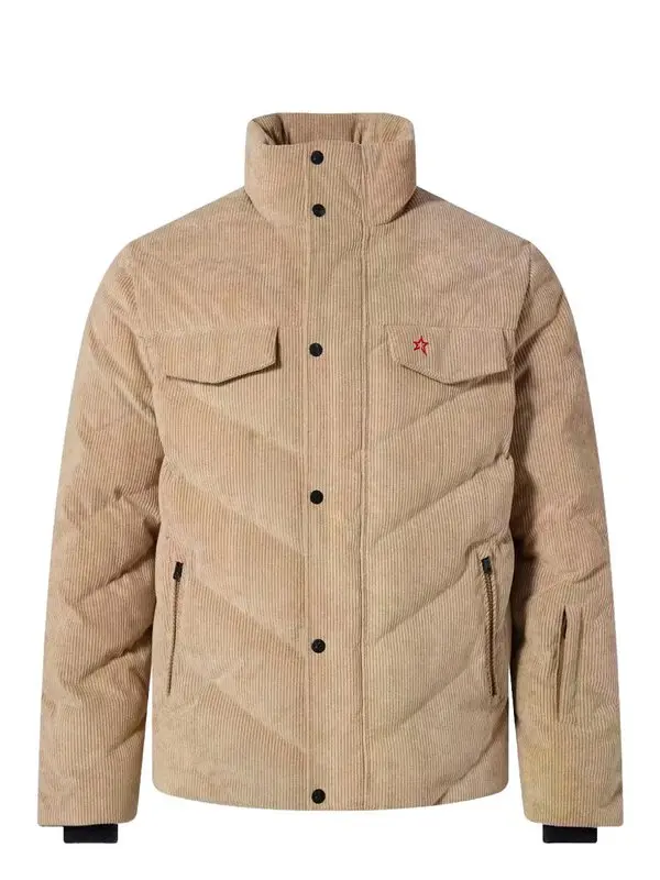 Perfect Moment Chevron Quilted Down Jacket - Neutrals