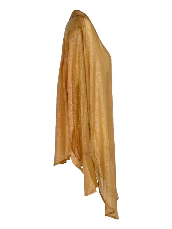 Victoria Beckham Glitter Long-sleeve Shirt - Neutrals