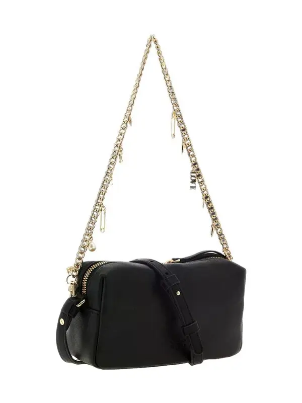 Pinko Love Birds Charm-detail Shoulder Bag - Black