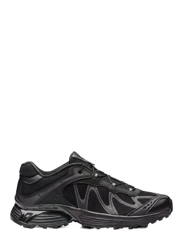 SALOMON Panelled Logo-print Sneakers - Black