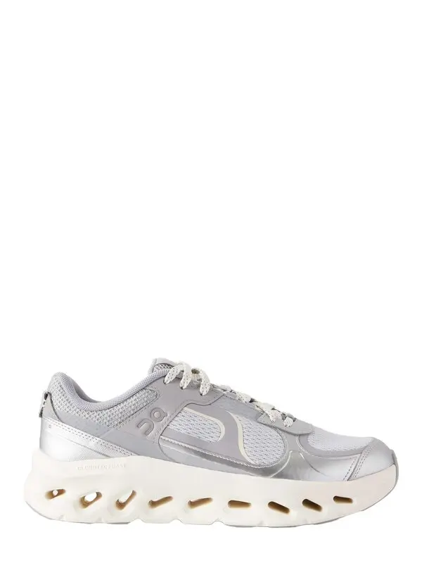 On Cloudtilt Arc Rubber-trimmed Mesh Sneakers - Light Gray