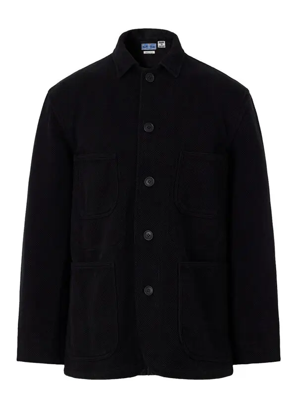 Blue Blue Japan Coverall Cotton-sashiko Jacket - Black