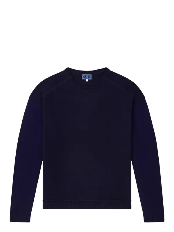 Blue Blue Japan Wool-blend Sweater - Blue