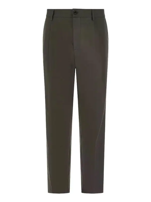 CRUNA Tortona Pleated Trousers - Brown
