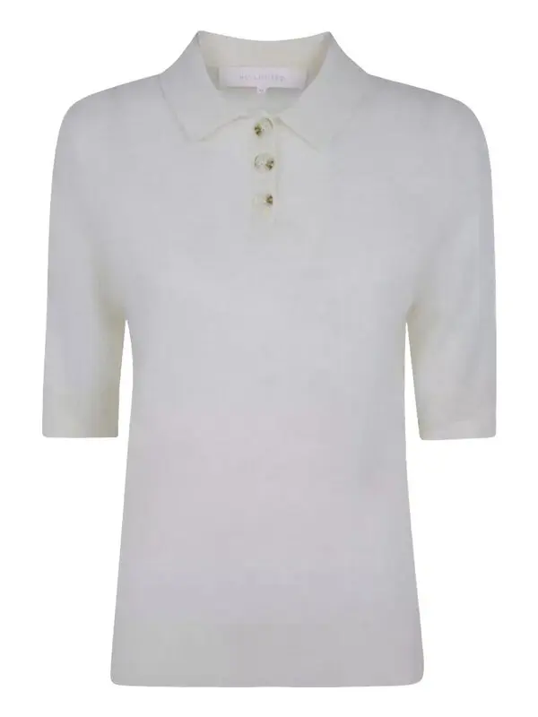 ABSOLUT CASHMERE Cashmere Short-sleeve Sweater - Neutrals