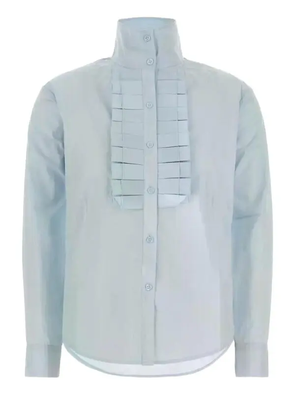 Gimaguas Chris Ruffled-panel Shirt - Blue