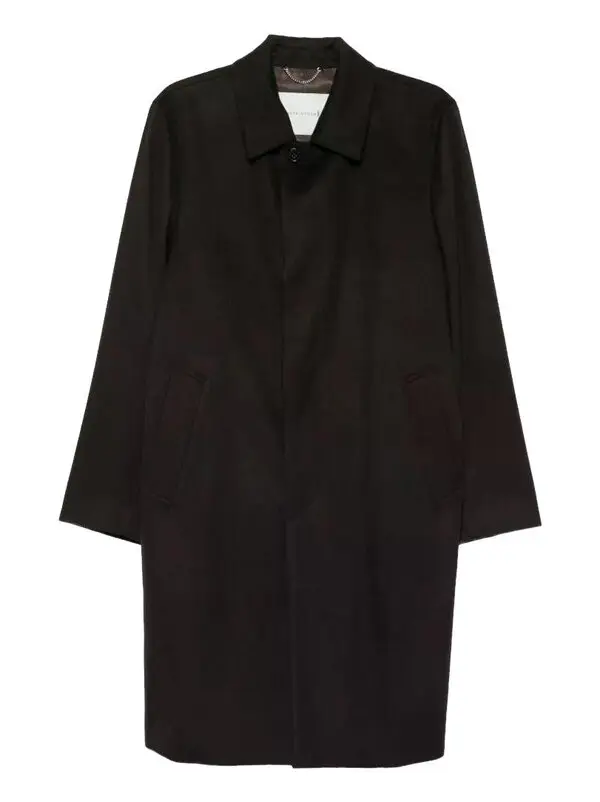 Mackintosh Dunkeld Single-breasted Coat - Brown