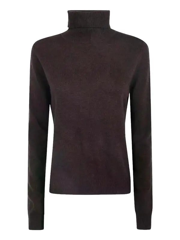 ABSOLUT CASHMERE Roll-neck Cashmere Sweater - Brown