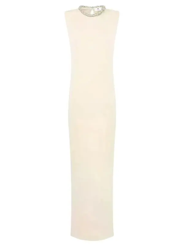 Elisabetta Franchi Red Carpet Long Dress - Neutrals