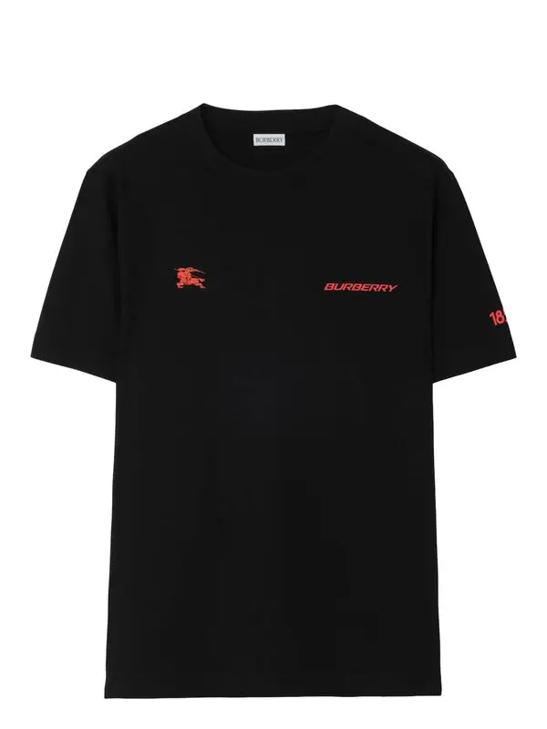 Burberry Cotton London Map T-shirt - Black