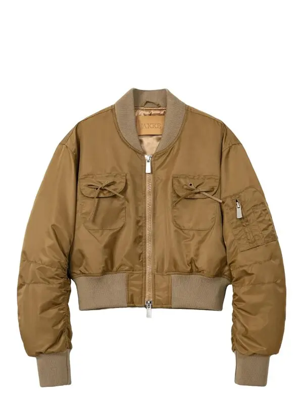 JAKKE Lola Bomber Jacket Medallion - Gold