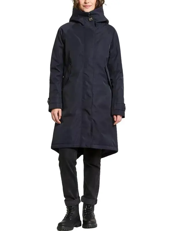 DIDRIKSONS Luna Hooded Parka Coat - Blue