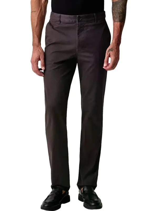 Armani Exchange Logo-plaque Trousers - Brown