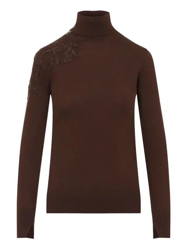 Ermanno Scervino Turtle Neck Sweater - Chestnut