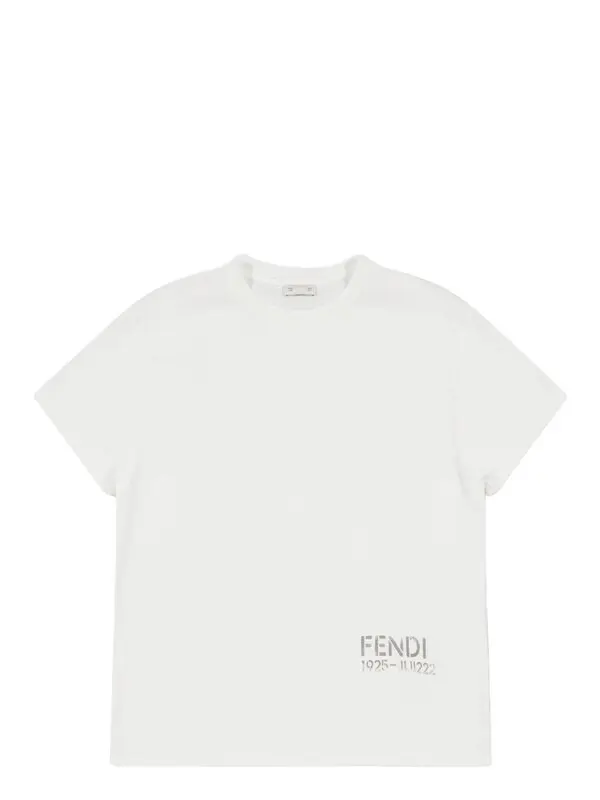 Fendi Crewneck Short Sleeve T-shirt - No