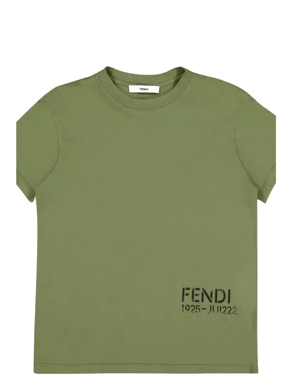 Fendi Crewneck Short Sleeve T-shirt - No