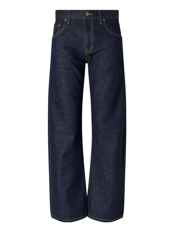 Khaite Mid-rise Straight-leg Jeans - Blue