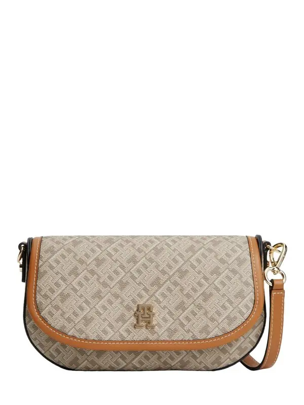 Tommy Hilfiger Monogram Saddle Bag - No