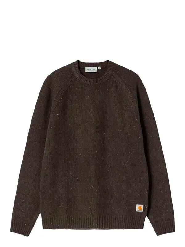 Carhartt Work In Progress Anglistic Crew-neck Knitted Sweater - Brown